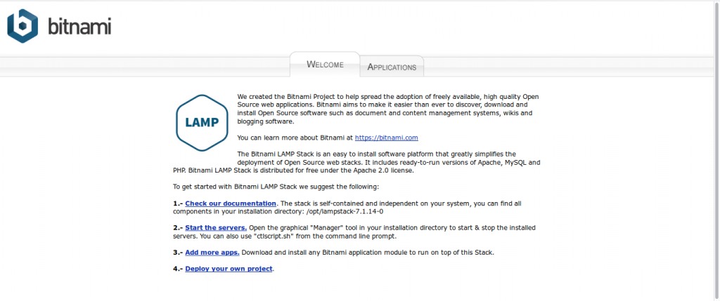 Como instalar e configurar o servidor Bitnami LAMP no CentOS 7 - Mateus ...